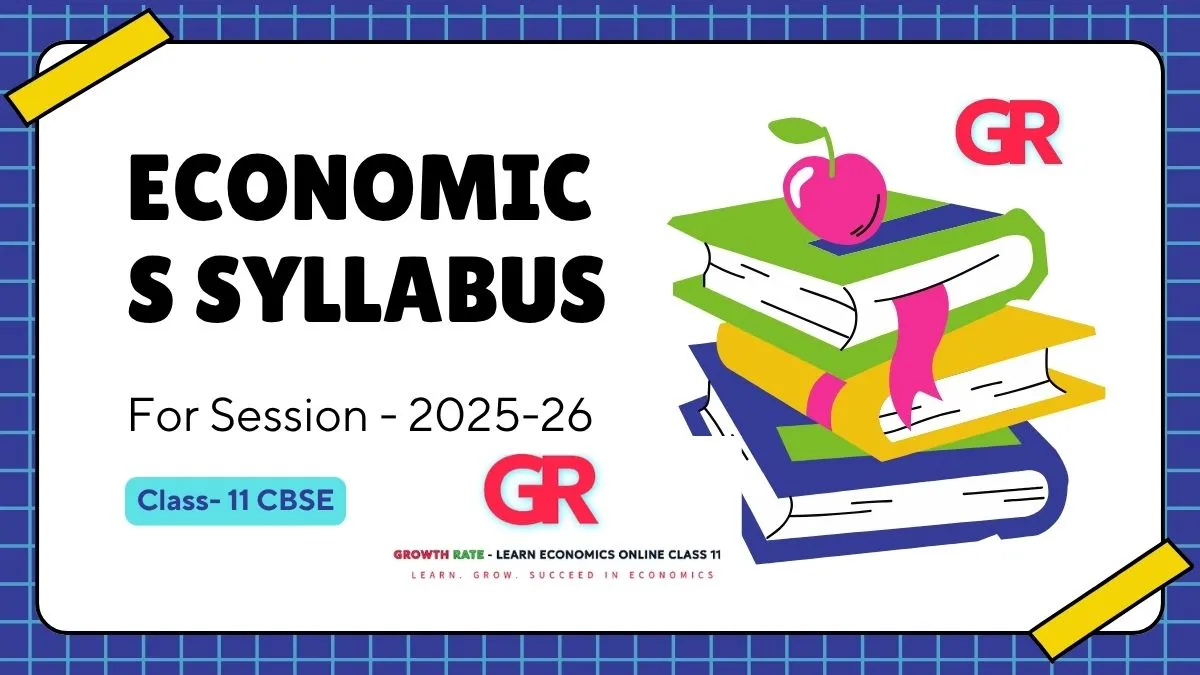 The CBSE Class 11 Economics Syllabus for 2025-26 - GROWTH RATE - Learn ...